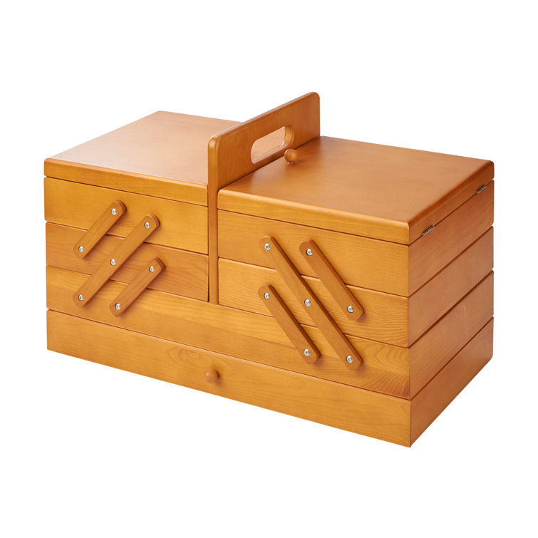 Ebern Designs Manufactured Wood Organiser Box | Wayfair.co.uk