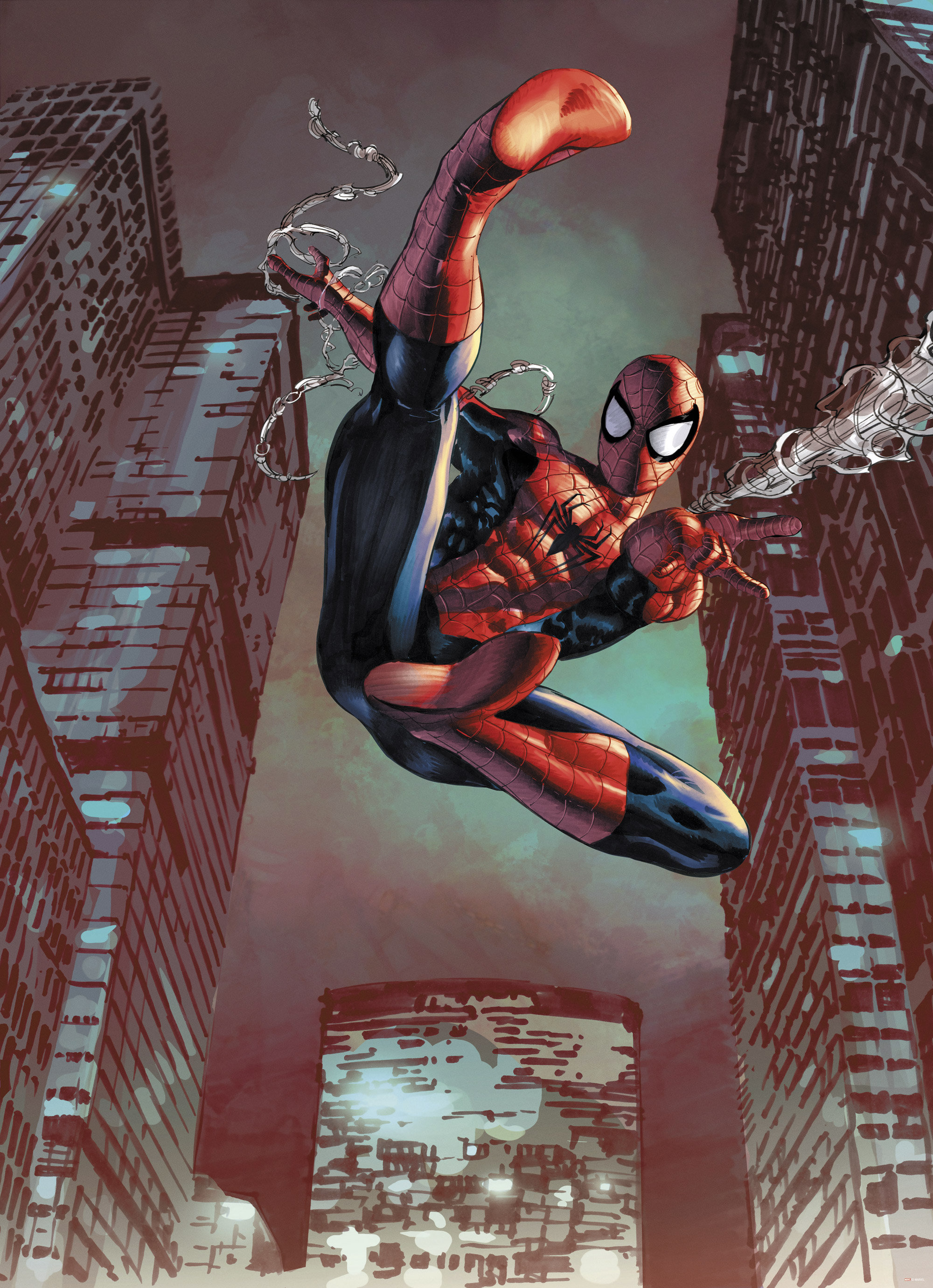 Komar Spider-Man Jump Wallpaper | Wayfair.co.uk