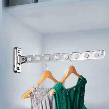 Econoco Commercial Grade 2 Way Straight Arm Rolling Rack Hanging ...
