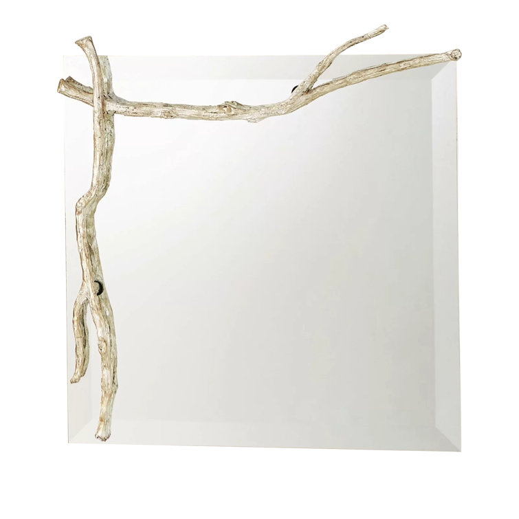 Studio A Twig Mirror-Silver Leaf-Sm | Perigold