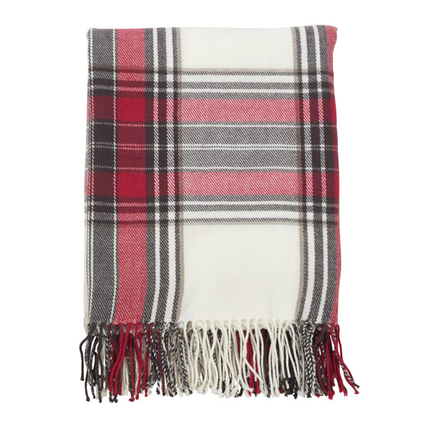 Red-buffalo-plaid-throw | Wayfair
