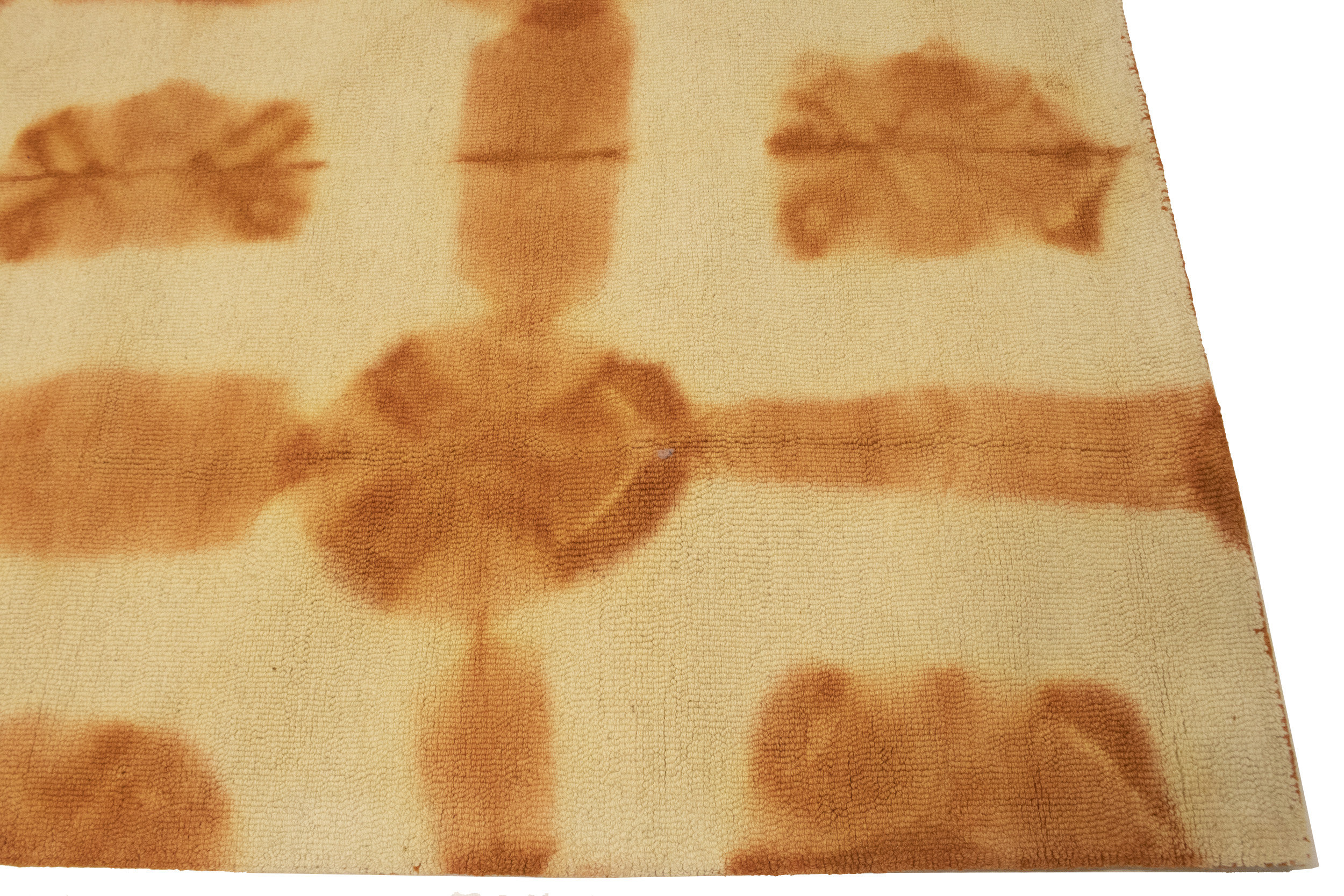 Wrought Studio Chernjo Handmade Hand Tufted Wool Marigold Rug | Wayfair