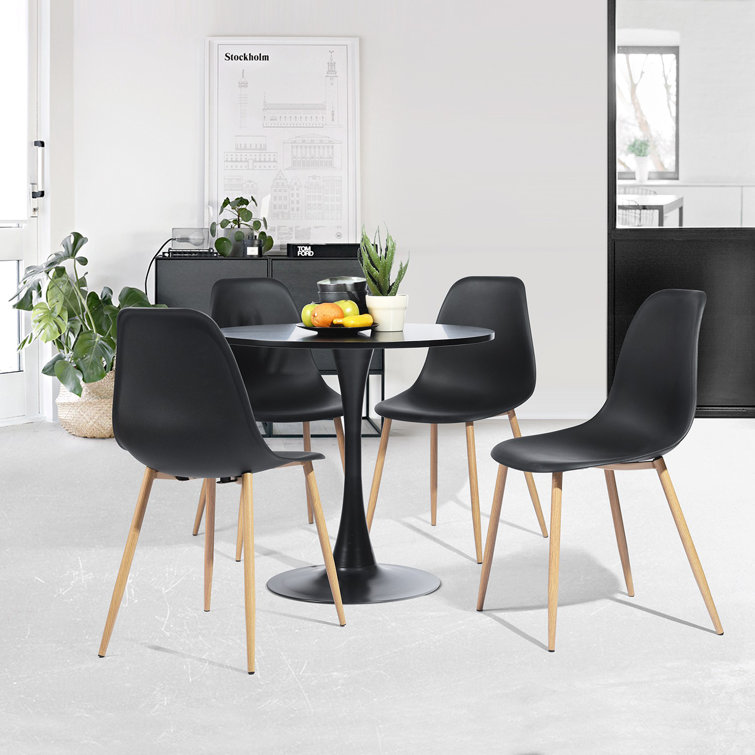 Mikado Living Selina Side Chair in Black | Wayfair.co.uk