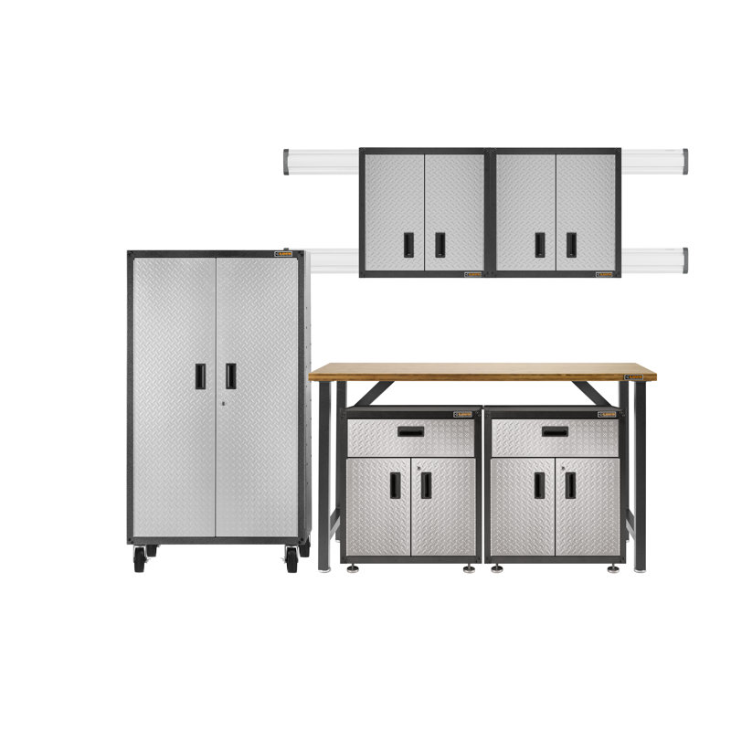 Gladiator 66-1/2" Wide Hardwood Modular Workbench & Reviews | Wayfair