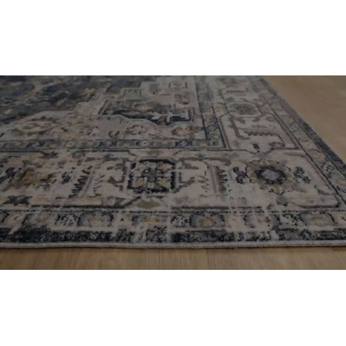 Blue Elephant Doyon Grey/Blue Rug & Reviews | Wayfair.co.uk
