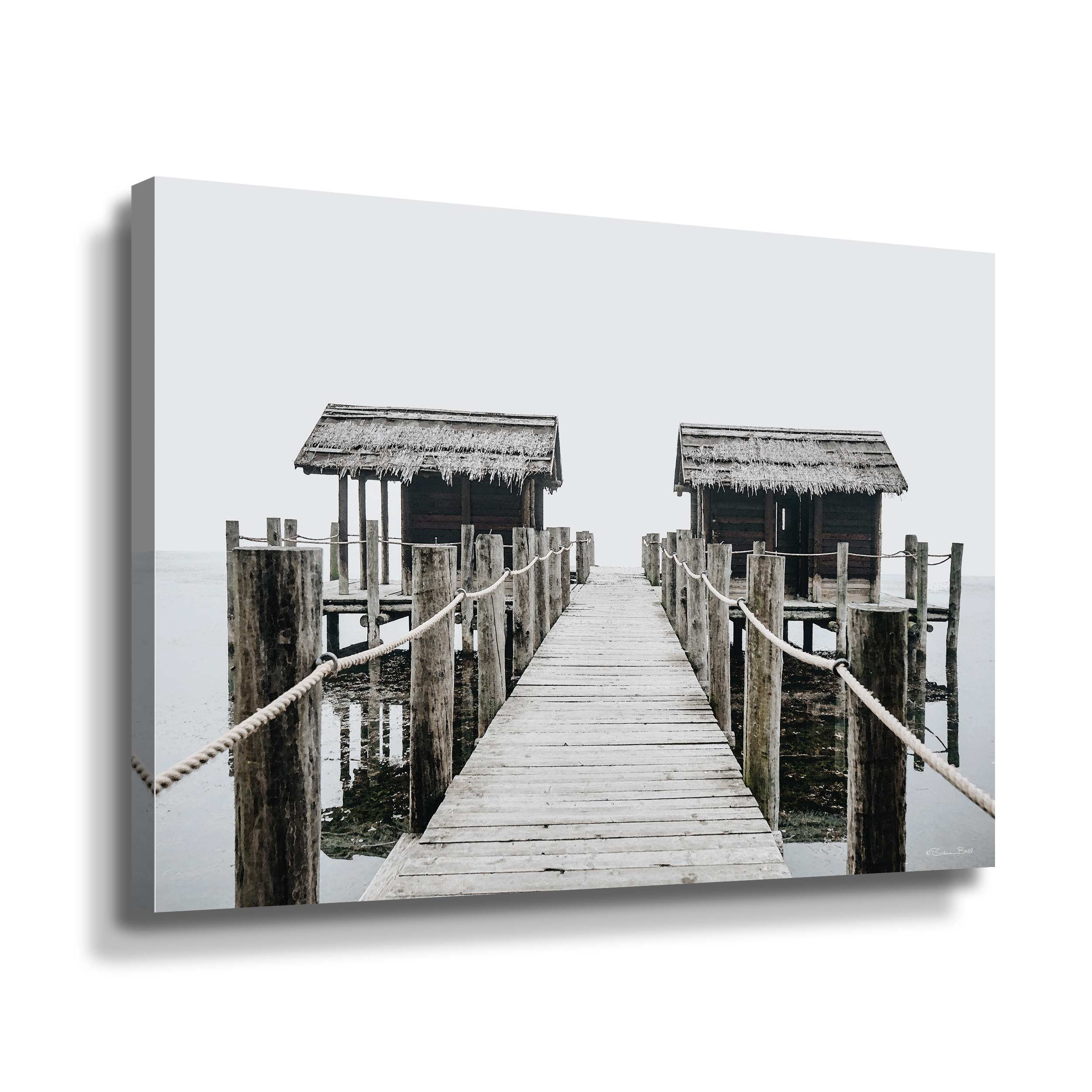 Ebern Designs Ocean Pier Ocean Pier - Photograph on Canvas | Wayfair