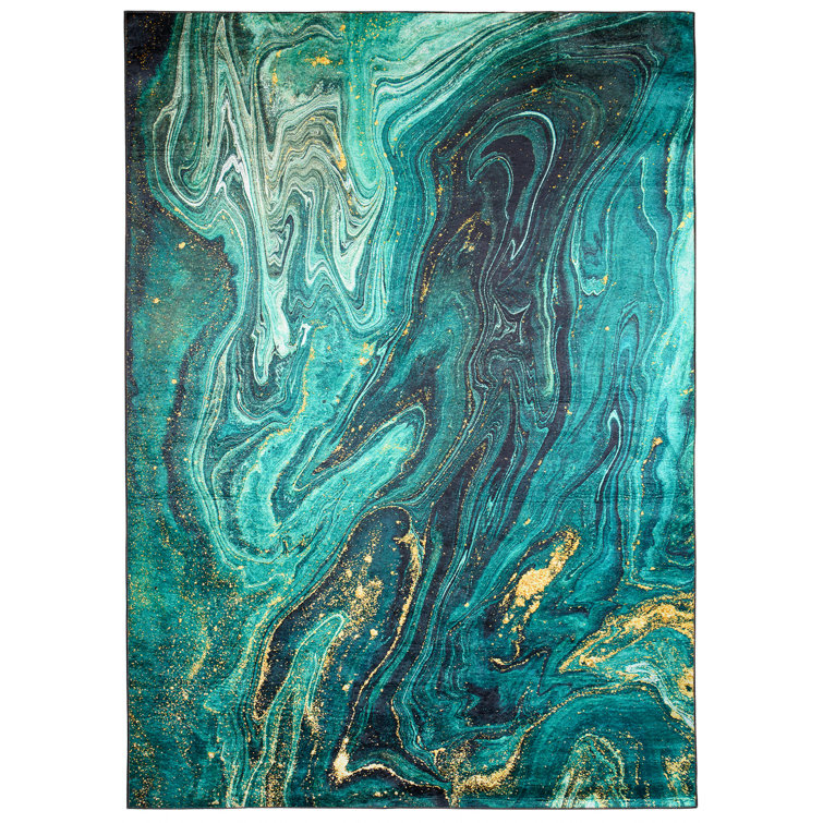 Fairmont Park Cityside Flatweave Grey/Green Rug | Wayfair.co.uk