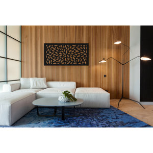 DESIGN-VU Floral Decorative Privacy Panel | Wayfair