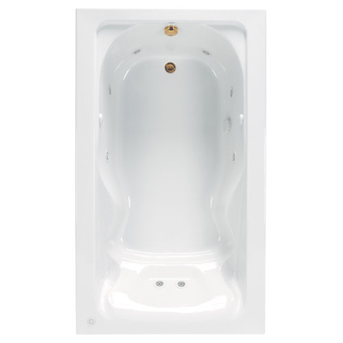 American Standard Cadet 72'' x 42'' Freestanding Whirlpool Bathtub ...