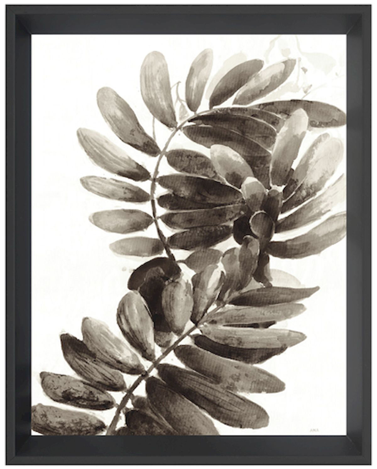 Winston Porter Curled Leaves - Picture Frame Painting | Wayfair