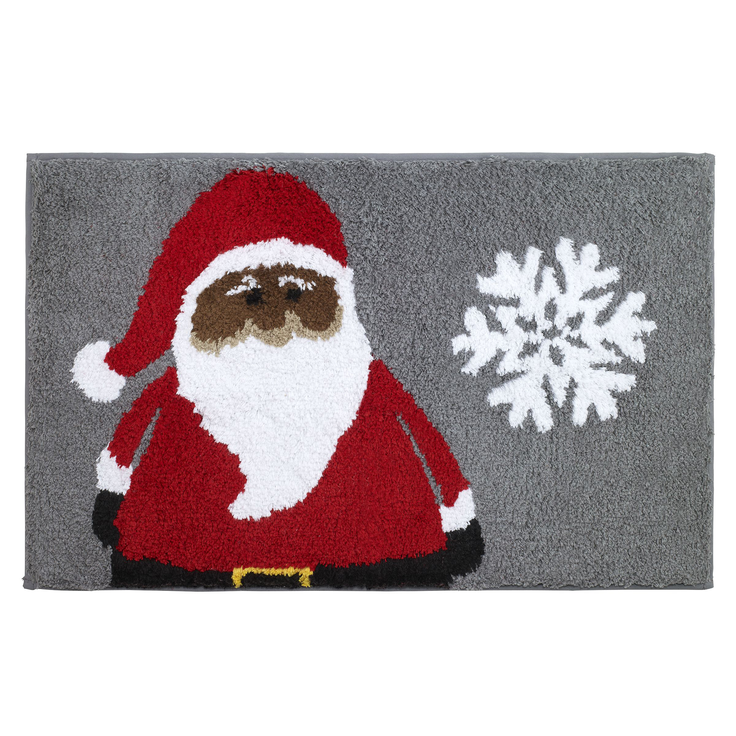 The Holiday Aisle® Daijohn Santa Bath Rug | Wayfair