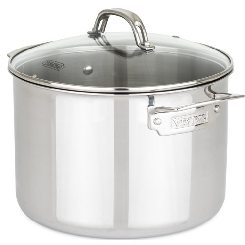 Viking 3-Ply 17 Piece Stainless Steel Cookware Set & Reviews | Wayfair