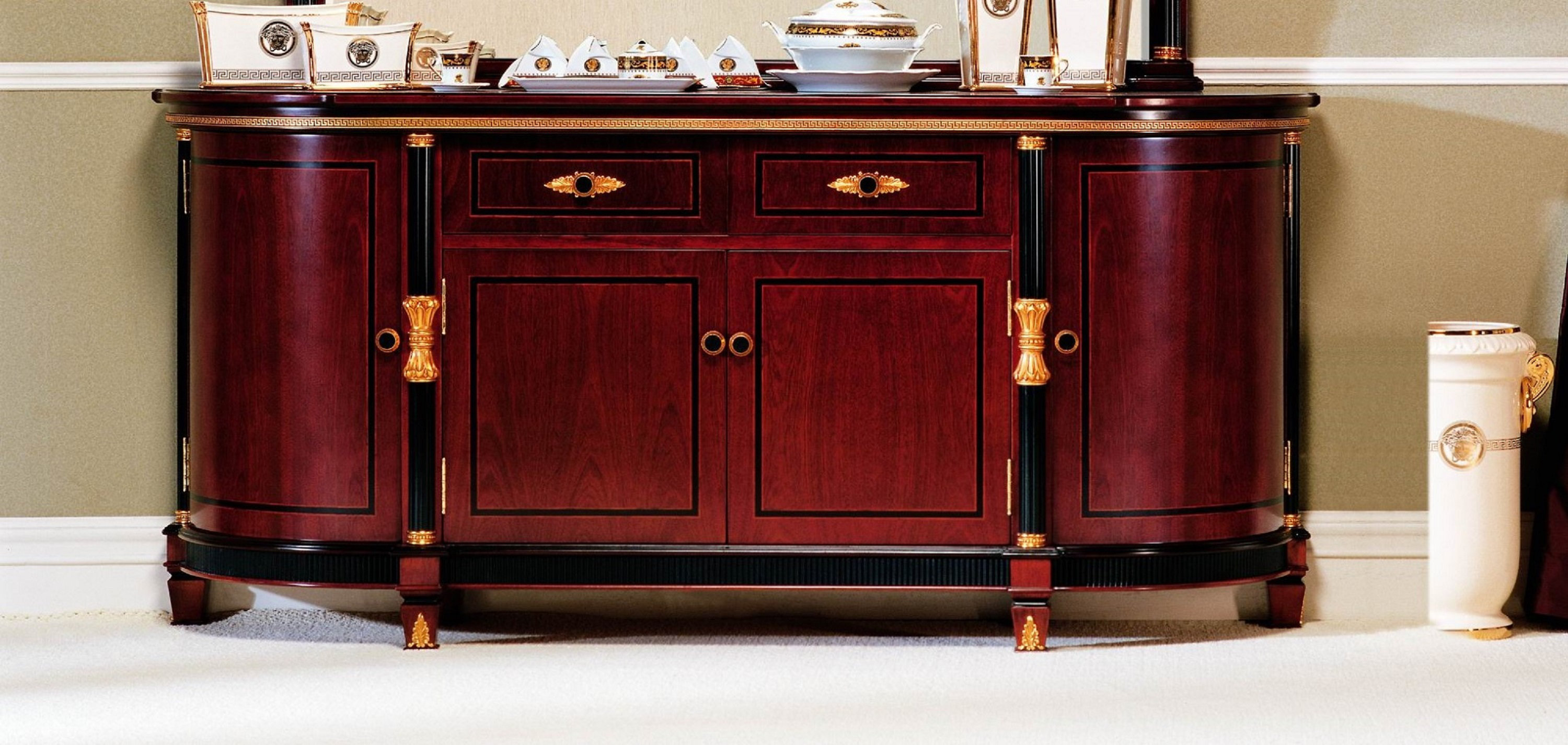 Astoria Grand Gigasso 83'' Wide Beech Buffet Table | Wayfair