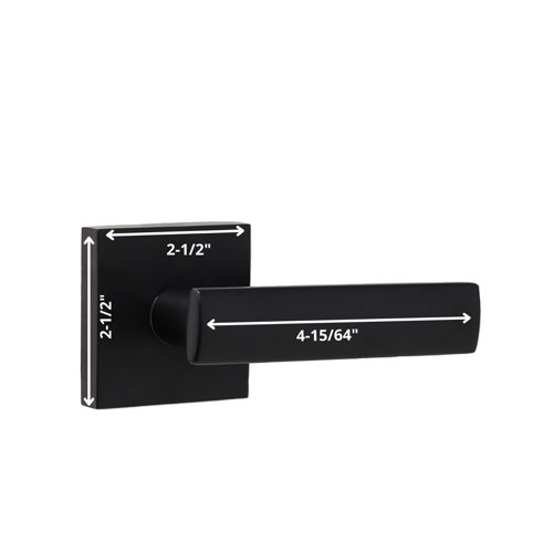 Weslock Utica Lever Privacy Door Lever with Square Rosette & Reviews ...