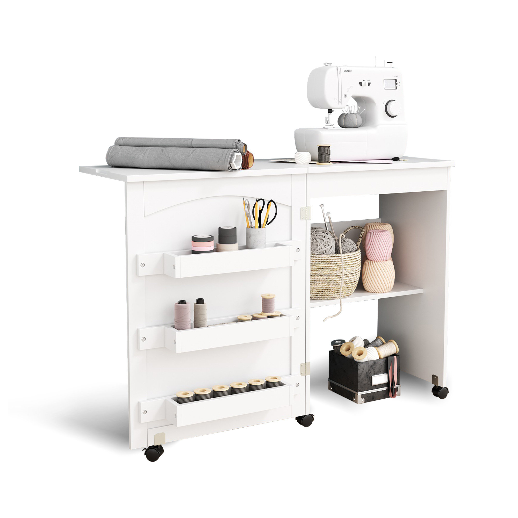 samnewrate Foldable Craft Table & Reviews | Wayfair