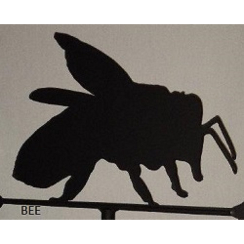 August Grove® Wynnie Roof Mount Honey Bee Weathervane | Wayfair