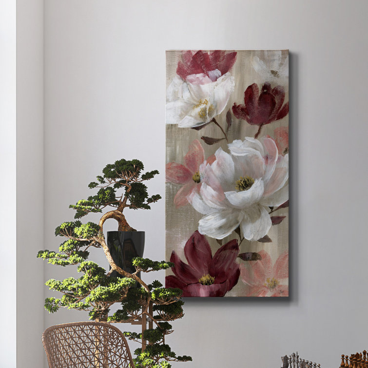 Winston Porter Transient Garden Reds II - Wrapped Canvas Print | Wayfair