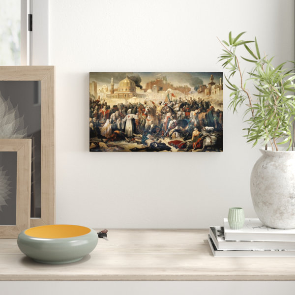 East Urban Home Taking Of Jerusalem By The Crusaders by Emile Signol ...