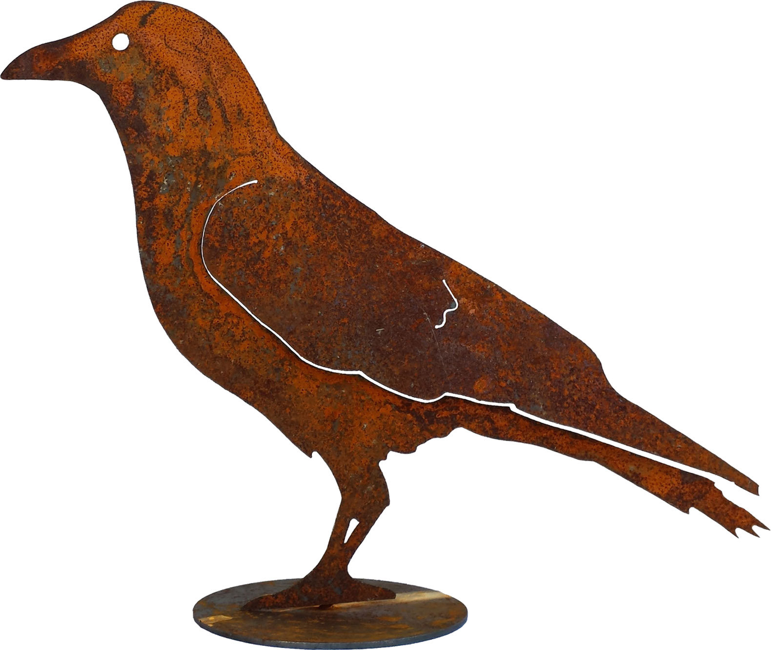 CaliforniaHome&Garden Metal Crow Garden Art | Wayfair