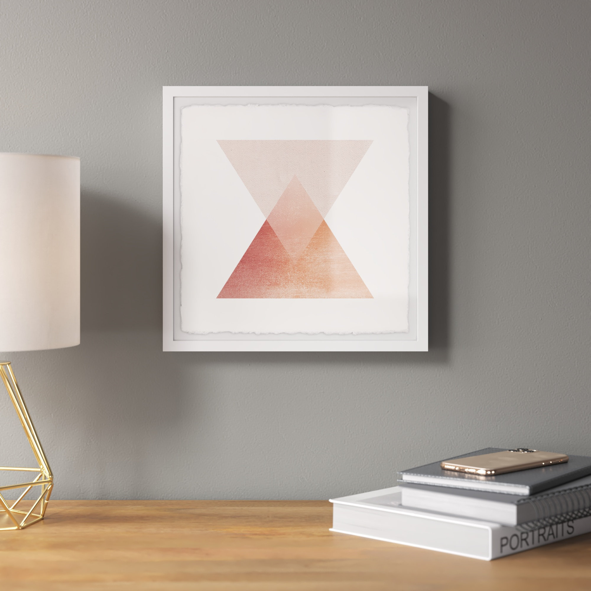 Mercury Row® Teen The Triangle - Picture Frame Painting | Wayfair