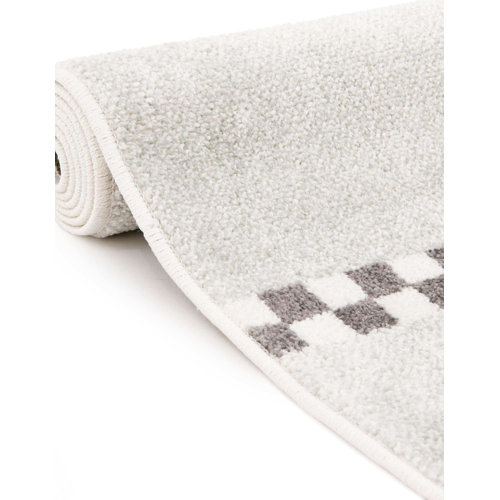 Unique Loom WhimsyRace Car Gray/Blue Kid Rug | Wayfair