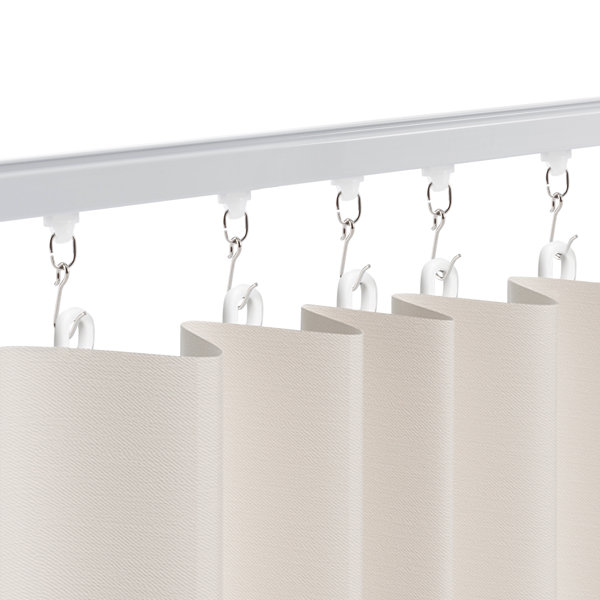Symple Stuff Cavedo White Curtain Track/Rail | Wayfair
