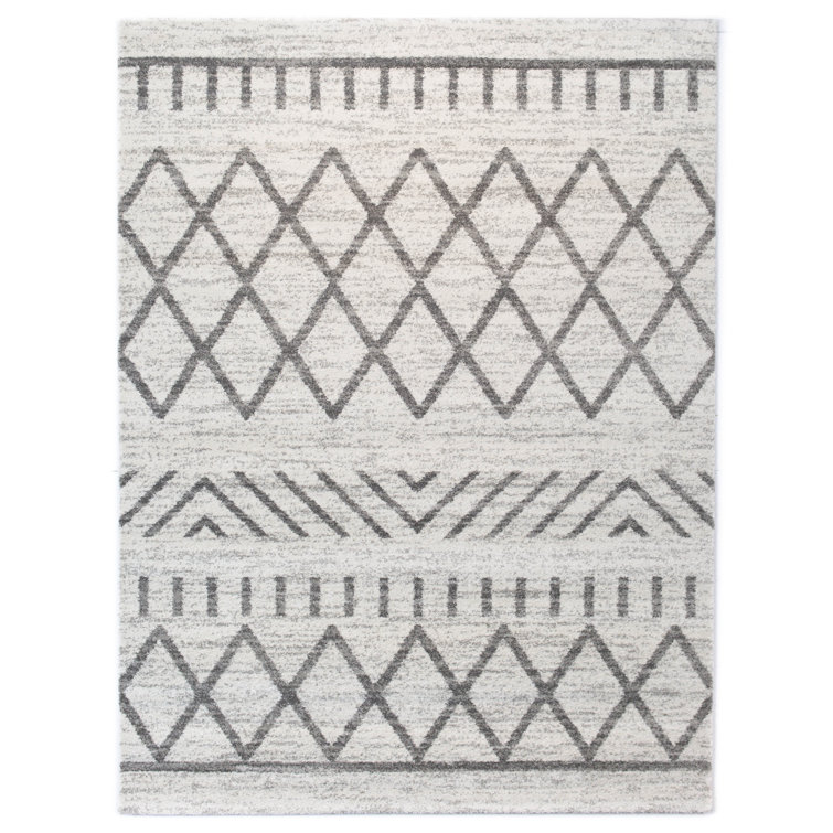 Balta Elle Machine Woven / Power Loomed Performance Cream Rug | Wayfair