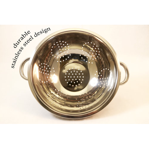 Cook Pro 3 Piece Stainless Steel Colander Set & Reviews | Wayfair