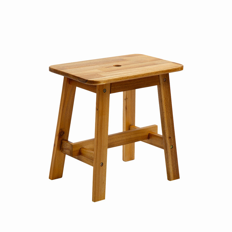 Loon Peak® Akheelesh 18'' Tall Solid Wood Utility Stool - Wayfair Canada