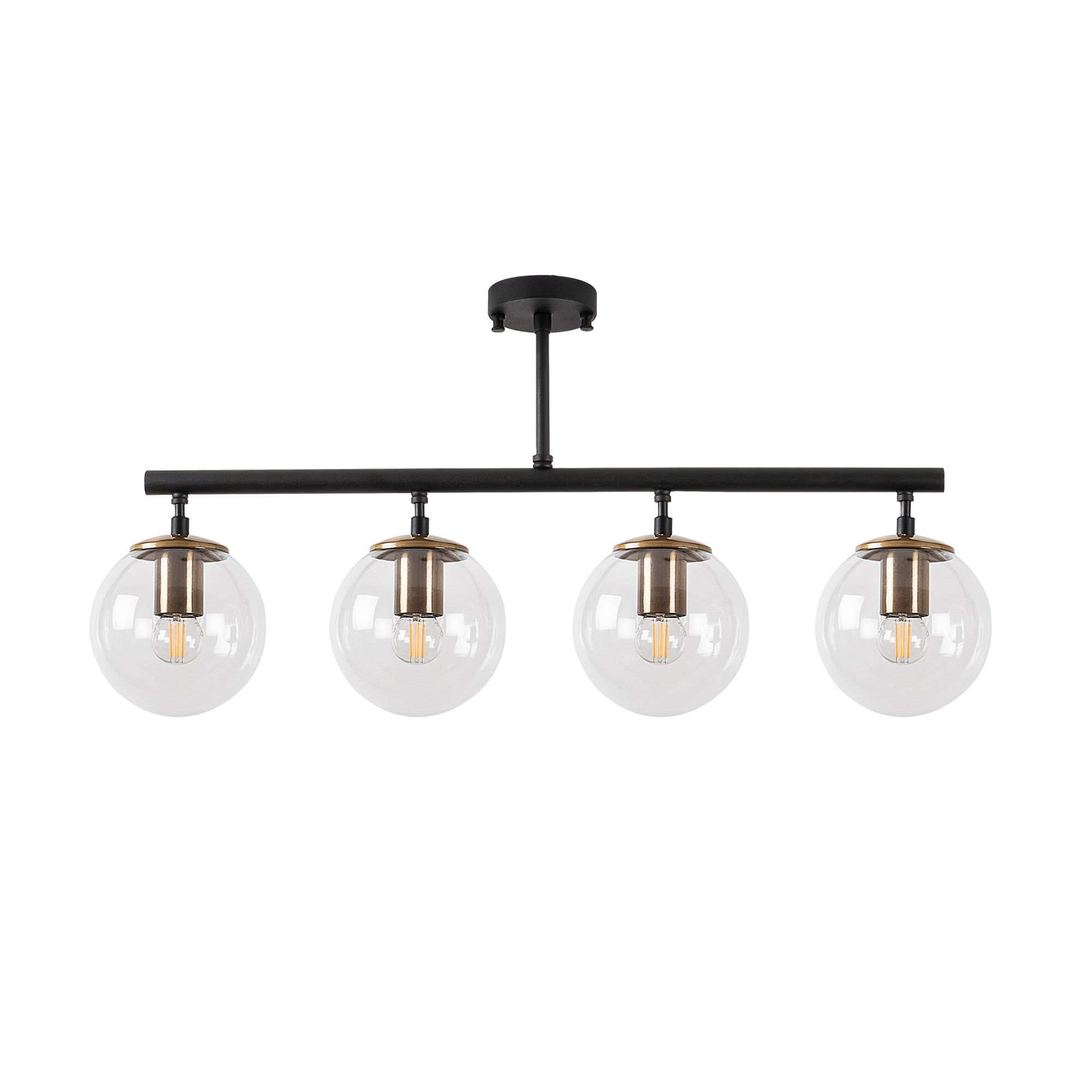 East Urban Home Luper 4-Light Kitchen Island Linear Pendant | Wayfair