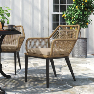 Wayfair | Wicker & Rattan Patio Dining Chairs You'll Love in 2023