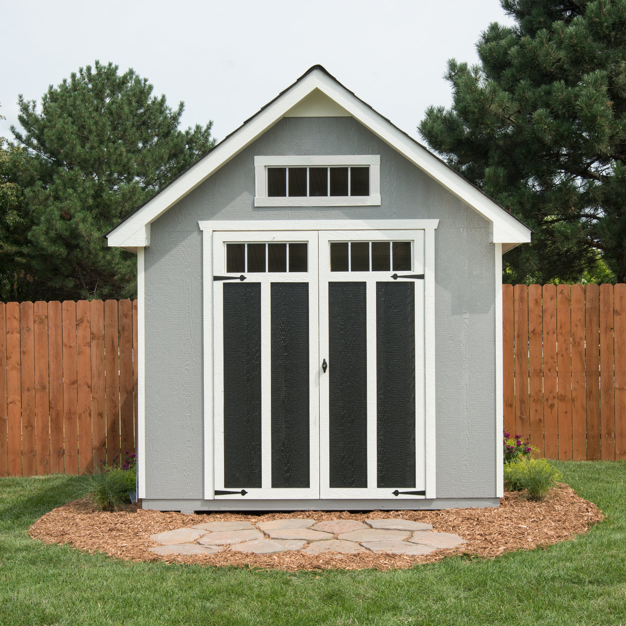 Handy Home Tribeca 8 ft. W x 12 ft. D Manufactured Wood Storage Shed ...