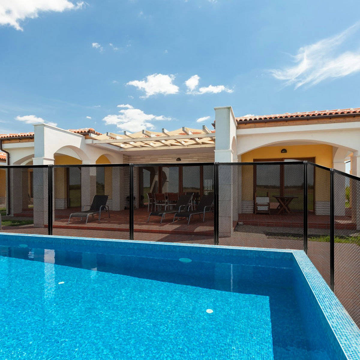 NEWNICY 4 ft. H x 12 ft. W Swimming Pool Mesh Fencing | Wayfair