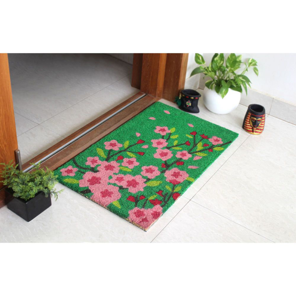 RugSmith Non-Slip Floral Outdoor Doormat & Reviews | Wayfair