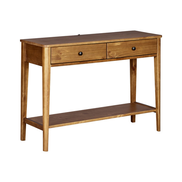George Oliver Oroville 43.31'' Solid Wood Console Table & Reviews | Wayfair