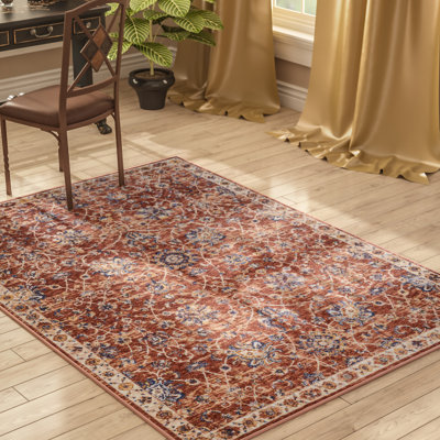 Astoria Grand Westbrook Brick Area Rug & Reviews | Wayfair