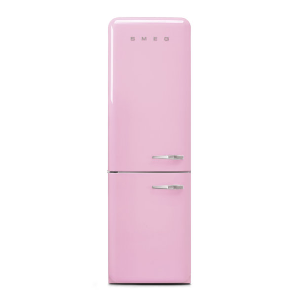 SMEG 50s Style 24" Bottom Freezer 12.8 cu. ft. Energy Star Refrigerator ...