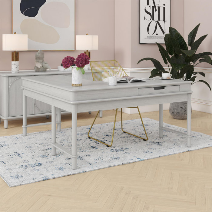 CosmoLiving by Cosmopolitan Selena L-Shape Lift Top Desk | Wayfair