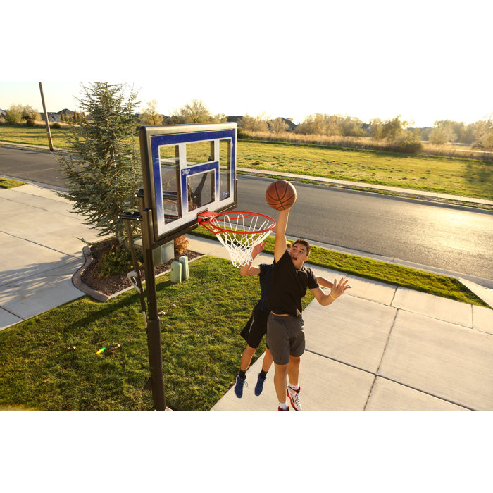 Lifetime Height Adjustable In-Ground Basketball Hoop (48" Polycarbonate ...