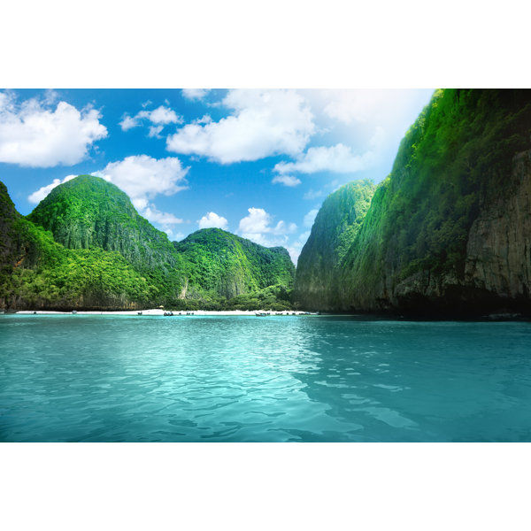 Highland Dunes Maya Bay by - Wrapped Canvas Photograph | Wayfair