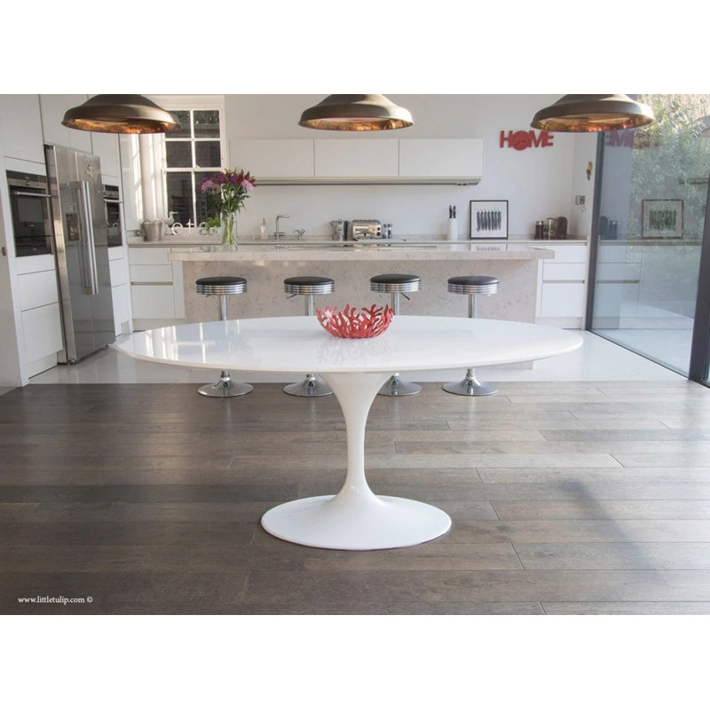 Orren Ellis Oval Shiny MDF | Wayfair