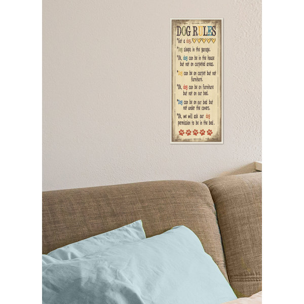 Dog-rules-sign | Wayfair