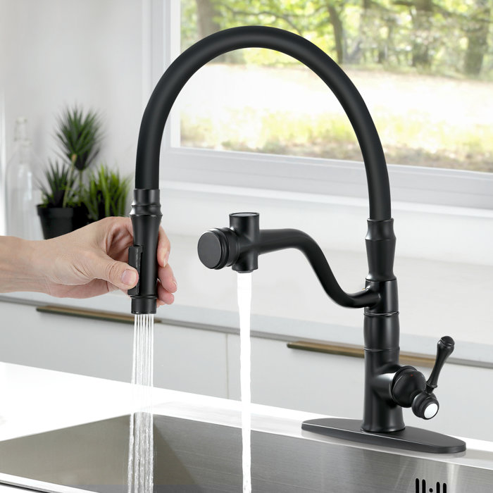 ABTIABGY Pull Down Kitchen Faucet | Wayfair