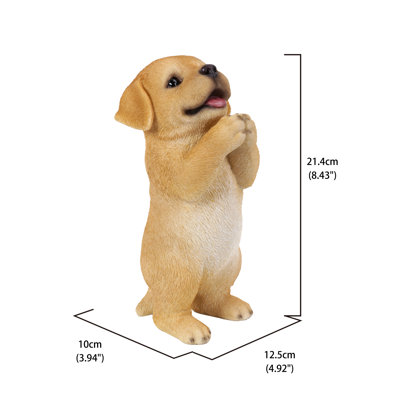 Hi-Line Gift Ltd. Yellow Labrador Puppy Praying | Wayfair