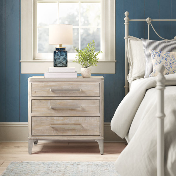 Birch Lane™ Mauve Solid Wood Nightstand & Reviews | Wayfair