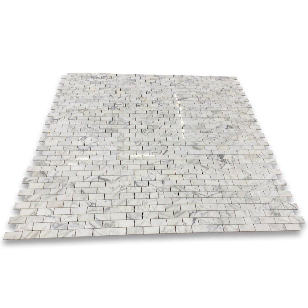 Marble Online 12" x 12" Marble Mosaic Wall & Floor Tile | Wayfair