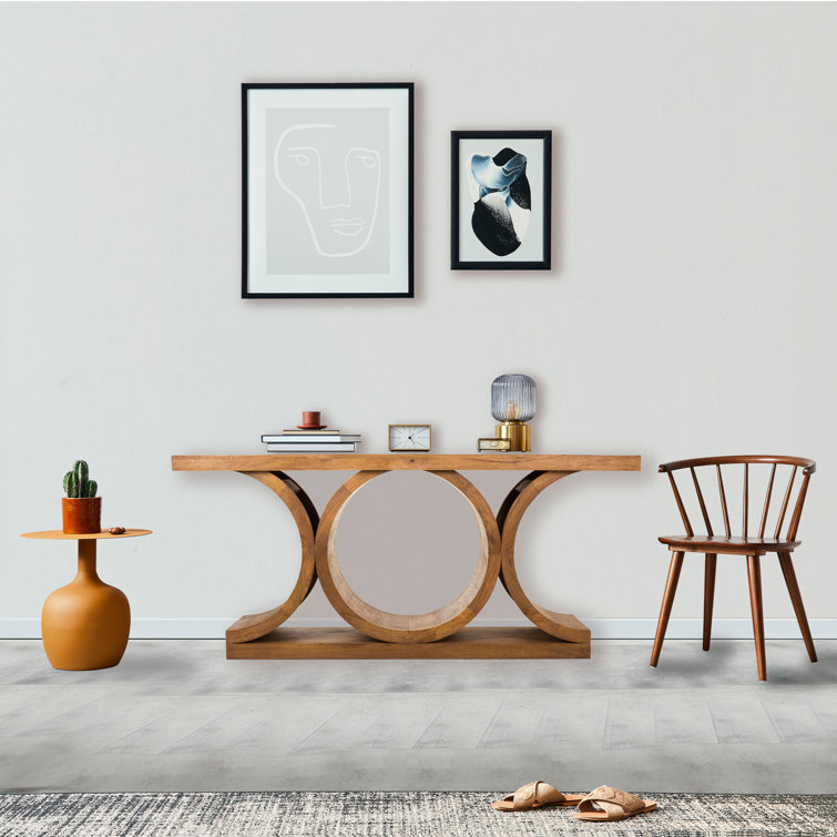Natur Pur Scribner 173cm Solid Wood Console Table | Wayfair.co.uk