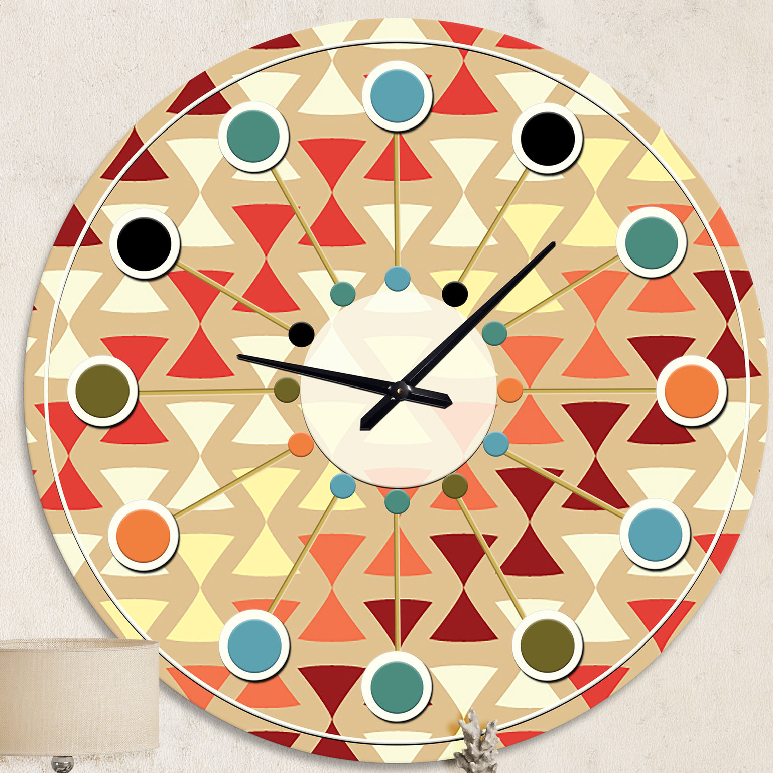 East Urban Home Triangular Retro Design IX - Mid-Century Modern wall ...