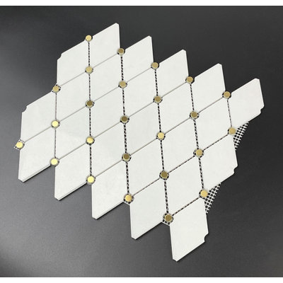 ES Stone Thassos Marble Mosaic Wall Tile & Reviews | Perigold