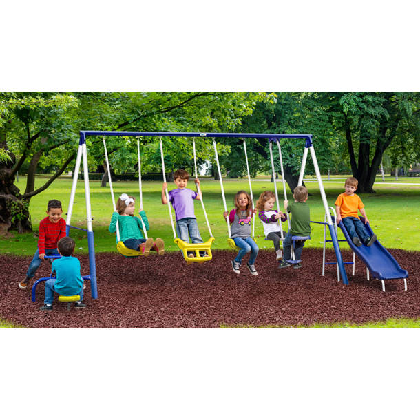 Swing-n-Slide Mega Rider Swing with Chains and Hooks & Reviews | Wayfair